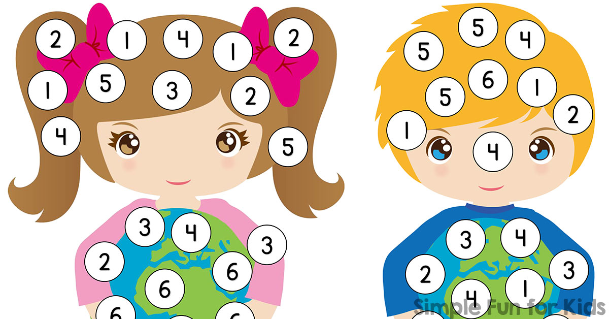 Earth Day Roll and Cover Games - Simple Fun for Kids VIP