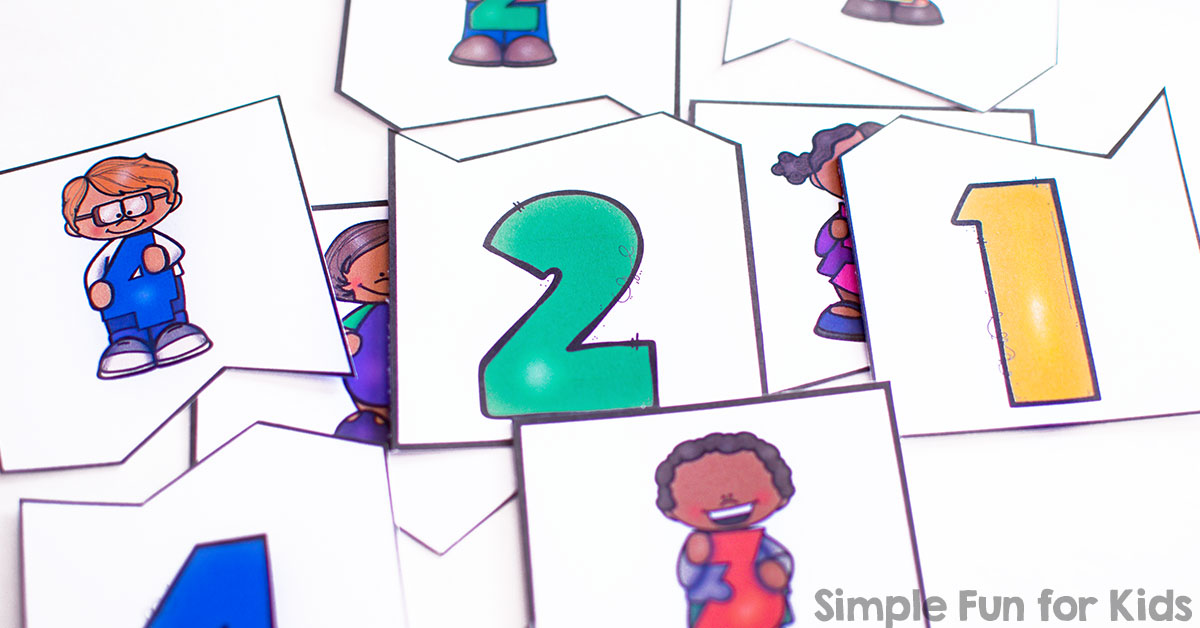 Number Matching Puzzles for Preschoolers - Simple Fun for Kids VIP