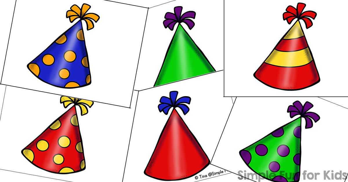 Party Hats Matching Game for Preschoolers - Simple Fun for Kids VIP