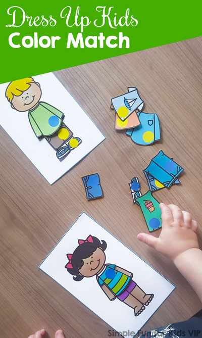 Dress Up Kids Color Match - Simple Fun for Kids VIP