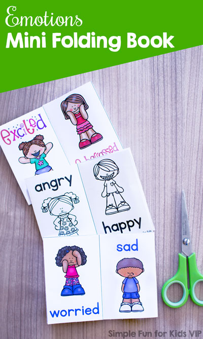 Emotions Mini Folding Book - Simple Fun for Kids VIP
