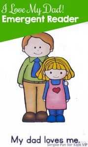 I Love My Dad! Emergent Reader - Simple Fun for Kids VIP