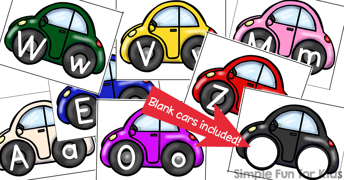 Colorful Cars Alphabet Cards - Simple Fun for Kids VIP