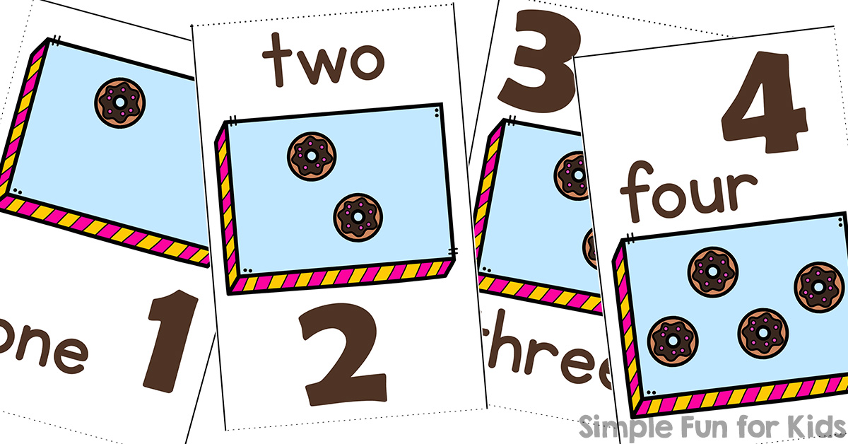 Donut Counting Mini Folding Book - Simple Fun for Kids VIP