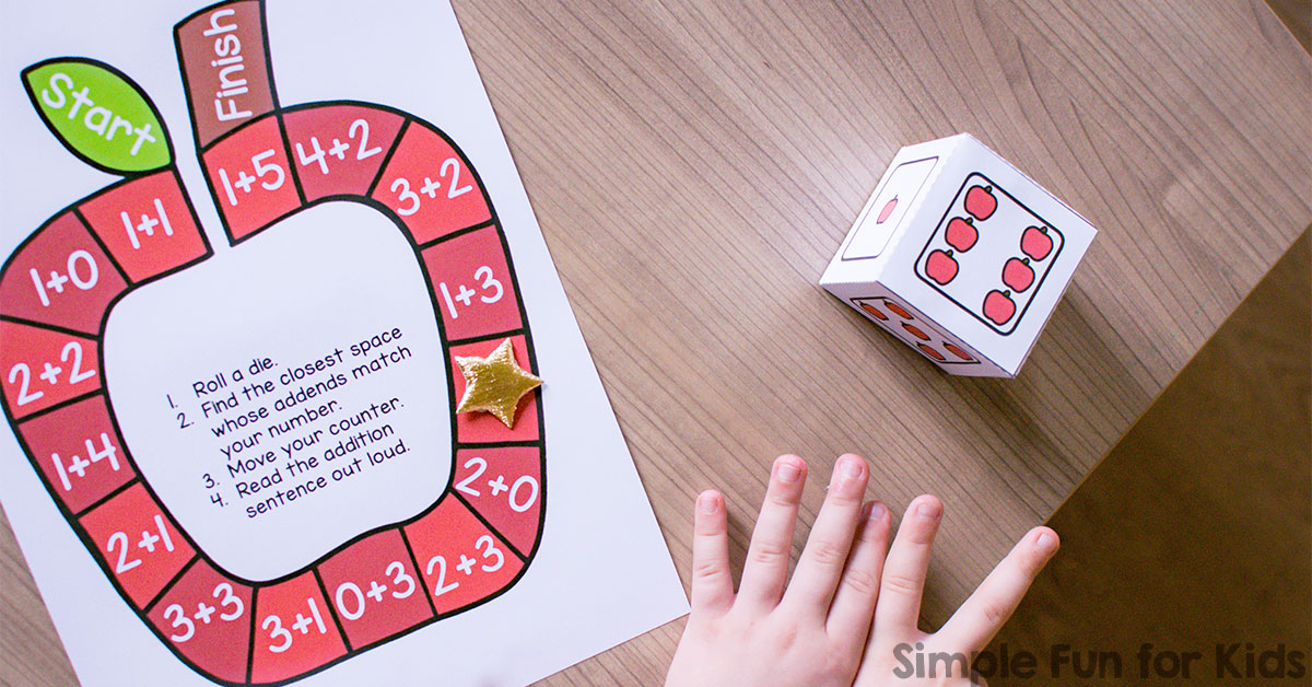 Apple Addition Board Game - Simple Fun for Kids VIP