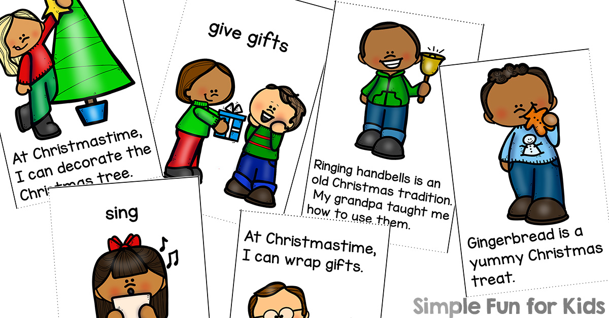 Things to Do at Christmastime Mini Folding Books - Simple Fun for Kids VIP