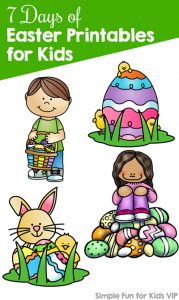 7 Days of Easter Printables for Kids - Simple Fun for Kids VIP