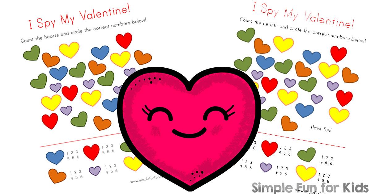 I Spy Valentine’s Card - Simple Fun for Kids VIP
