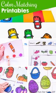 Color Matching Printables for Kids - Simple Fun for Kids VIP