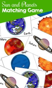 Sun and Planets Matching Game - Simple Fun for Kids VIP