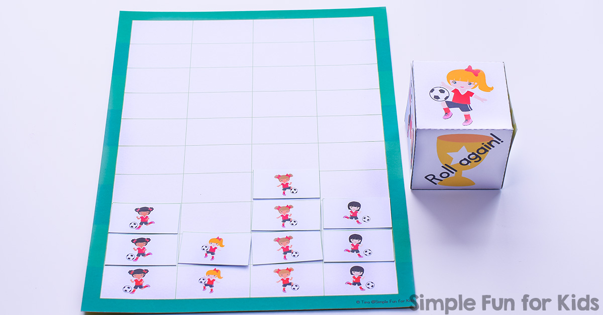 Soccer Girls Graphing Game - Simple Fun for Kids VIP