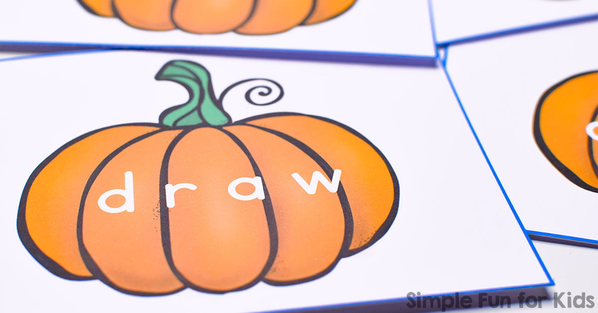 Third Grade Sight Word Pumpkins - Simple Fun for Kids VIP