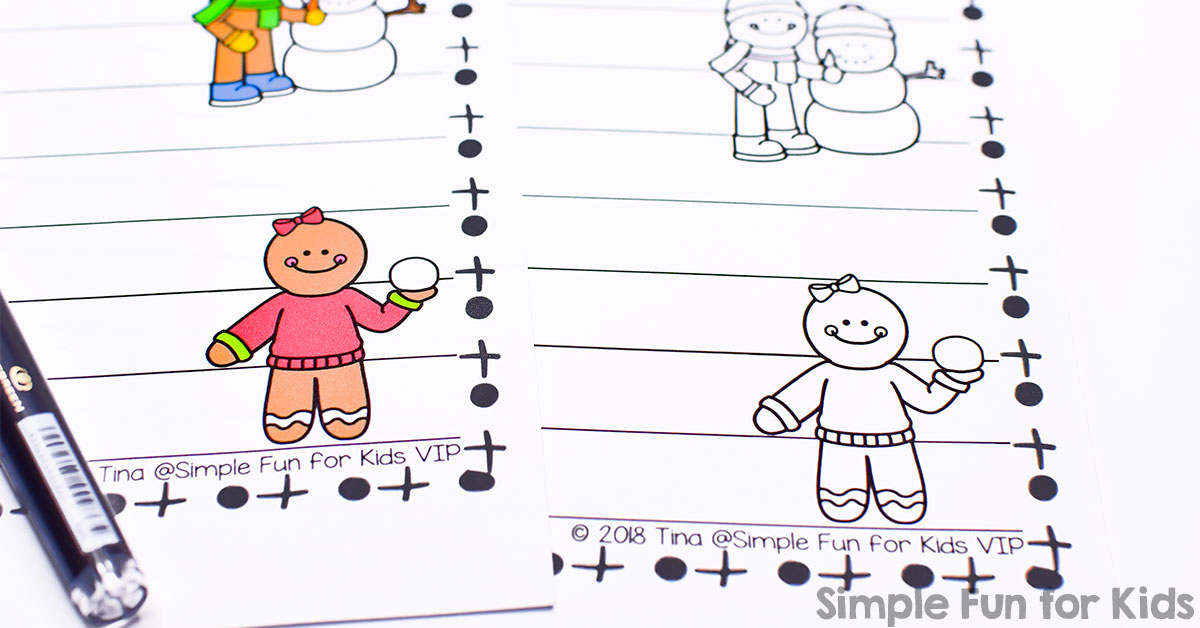 Gingerbread Winter Fun Writing Prompt Writing Paper - Simple Fun for ...