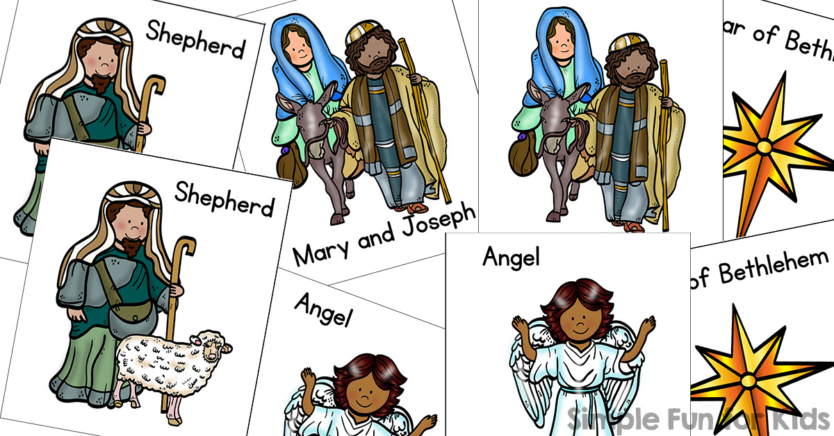 Nativity Matching Game for Toddlers - Simple Fun for Kids VIP