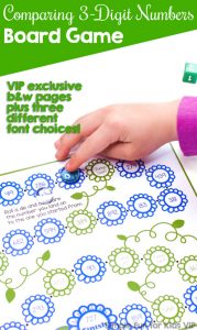 Comparing 3-Digit Numbers Board Game - Simple Fun for Kids VIP