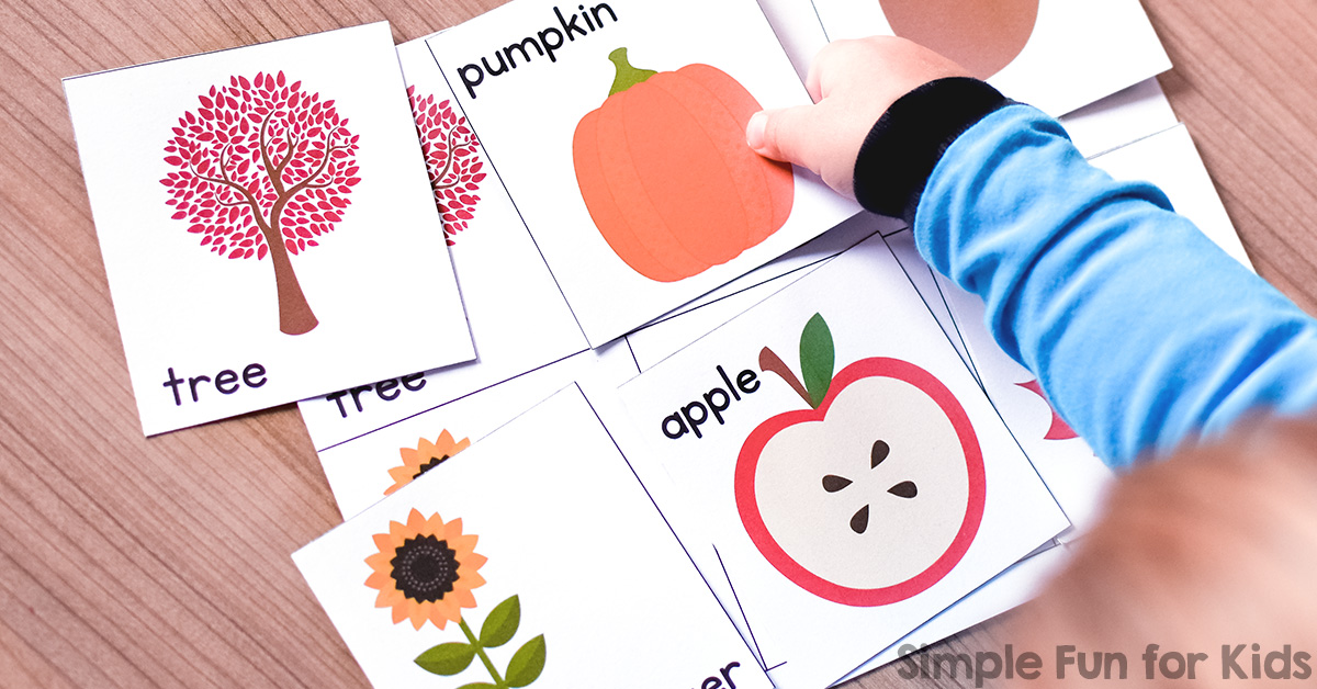Fall Matching Game for Toddlers - Simple Fun for Kids VIP