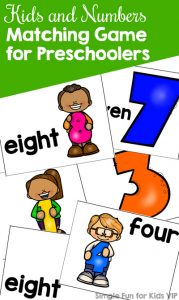 Kids and Numbers Matching Game for Preschoolers - Simple Fun for Kids VIP