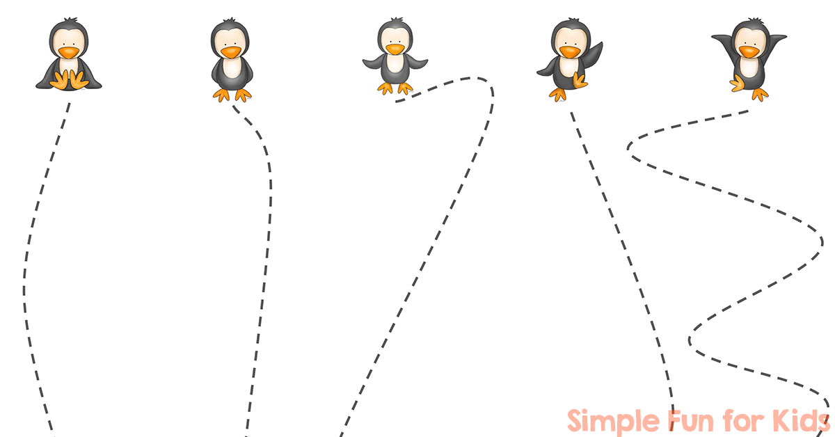 Baby Penguin Cutting Practice - Simple Fun for Kids VIP