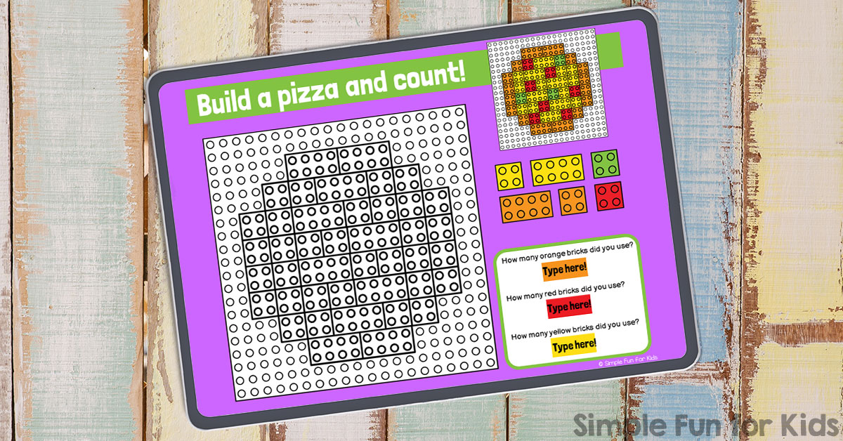 Digital LEGO Foods Build and Count Challenge - Simple Fun for Kids VIP