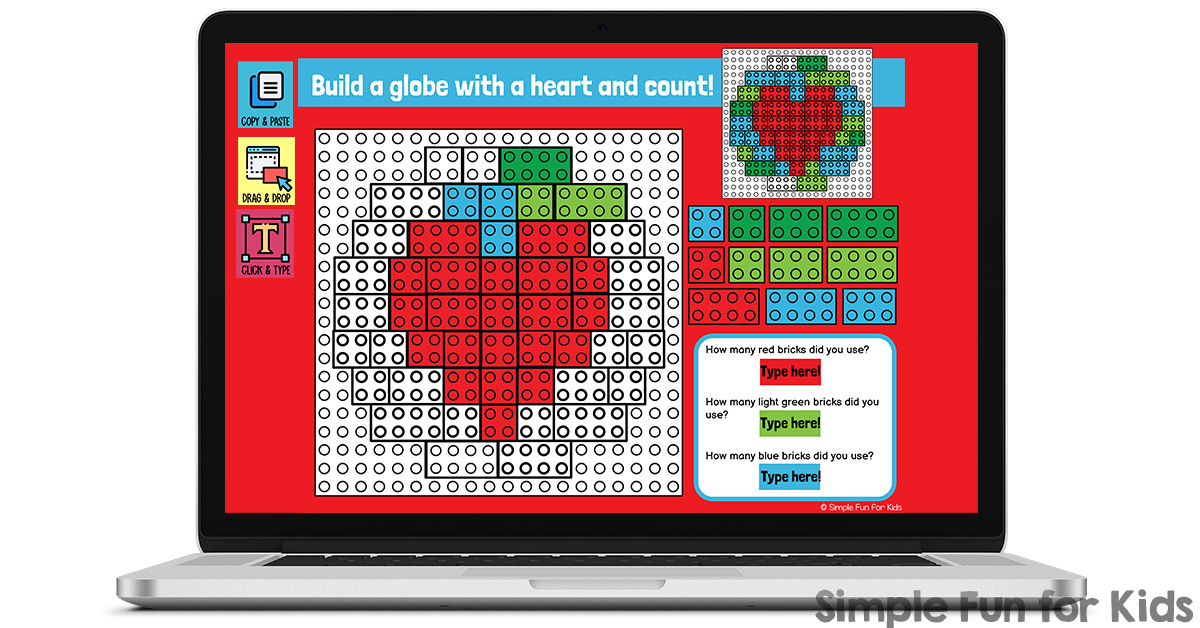 Digital LEGO Earth Day Build and Count Challenge - Simple Fun for Kids VIP