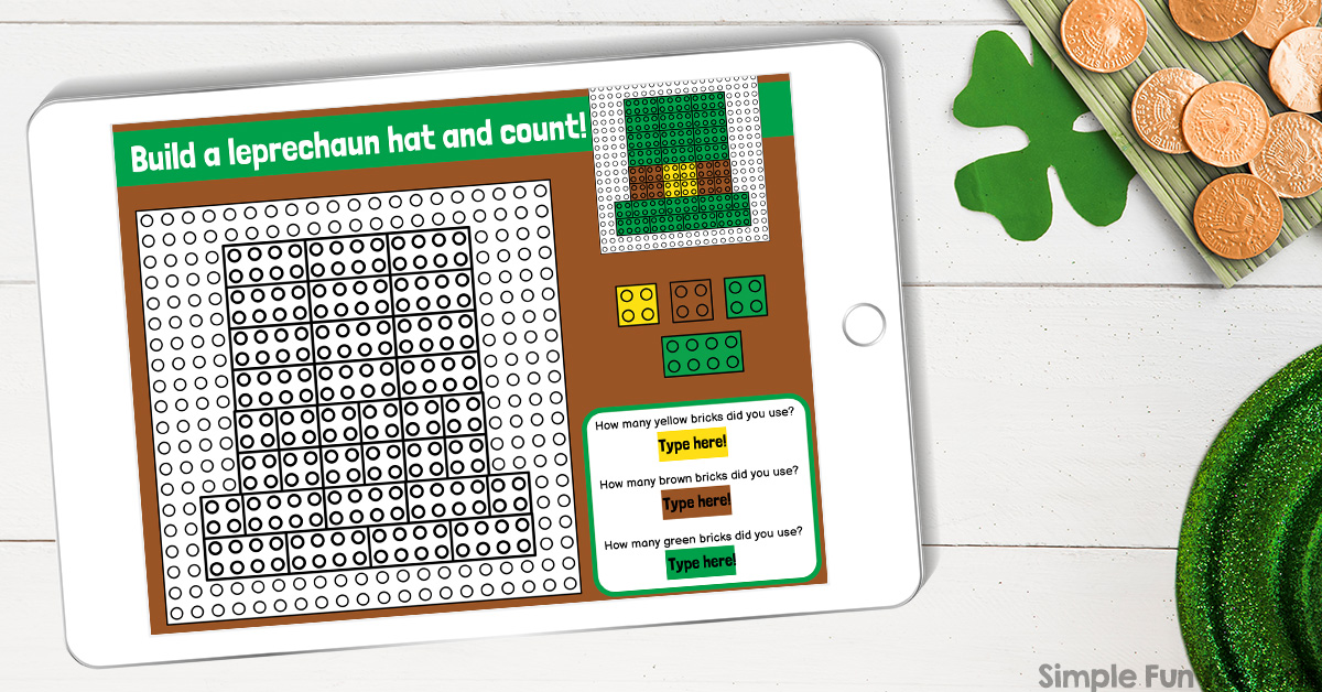 Digital LEGO St. Patrick’s Day Build and Count Challenge - Simple Fun ...