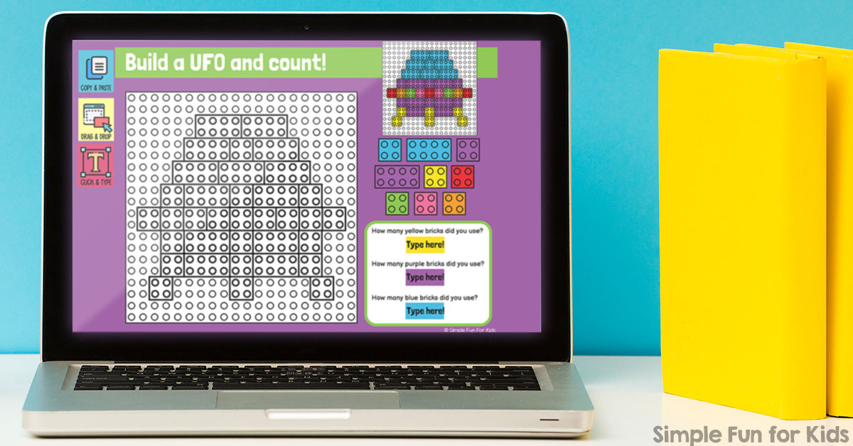 Digital LEGO Space Build and Count Challenge - Simple Fun for Kids VIP