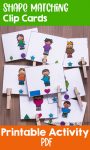 Shape Matching Clip Cards for Toddlers - Simple Fun for Kids VIP
