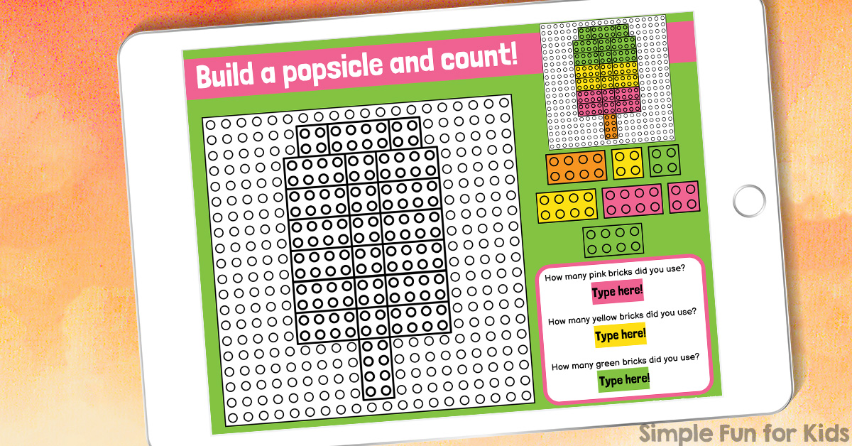 Digital Building Bricks Summer Build and Count Challenge - Simple Fun ...