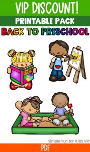 Back to Preschool Printable Pack - Simple Fun for Kids VIP