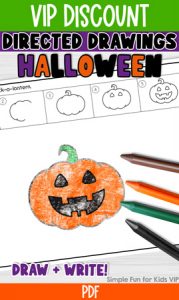 Halloween Directed Drawings: Differentiated Draw and Write Worksheets ...